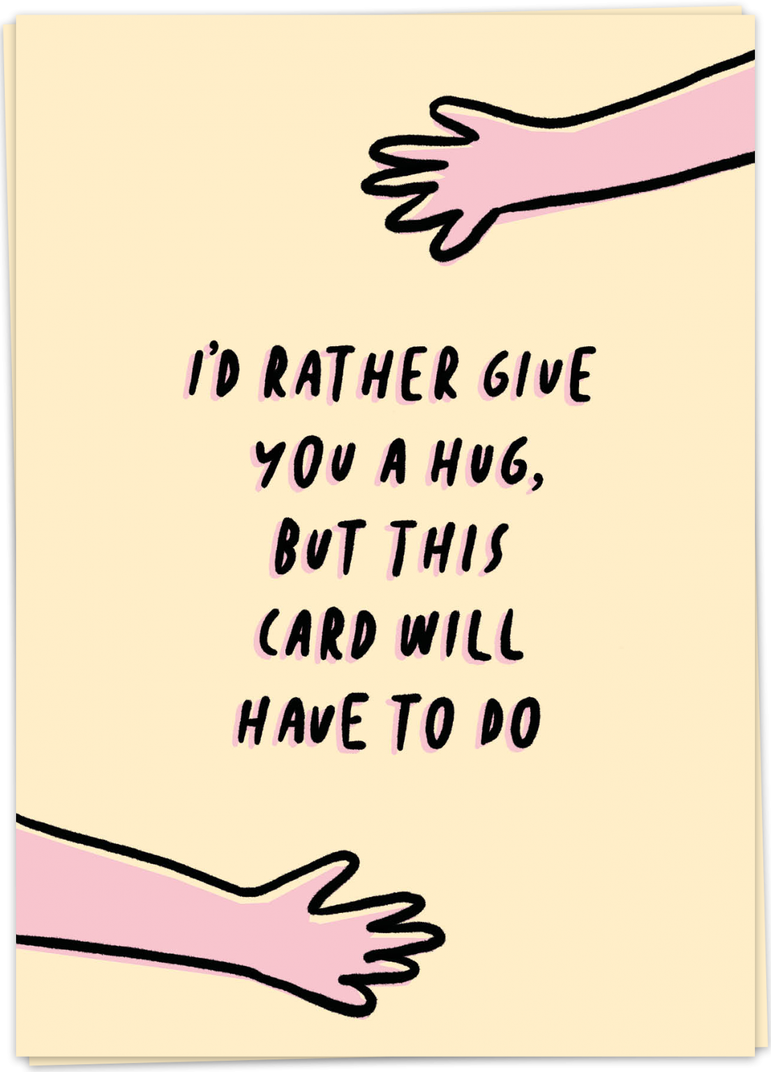Hug card - Kaart Blanche