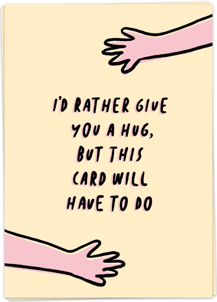 Hug card - Kaart Blanche