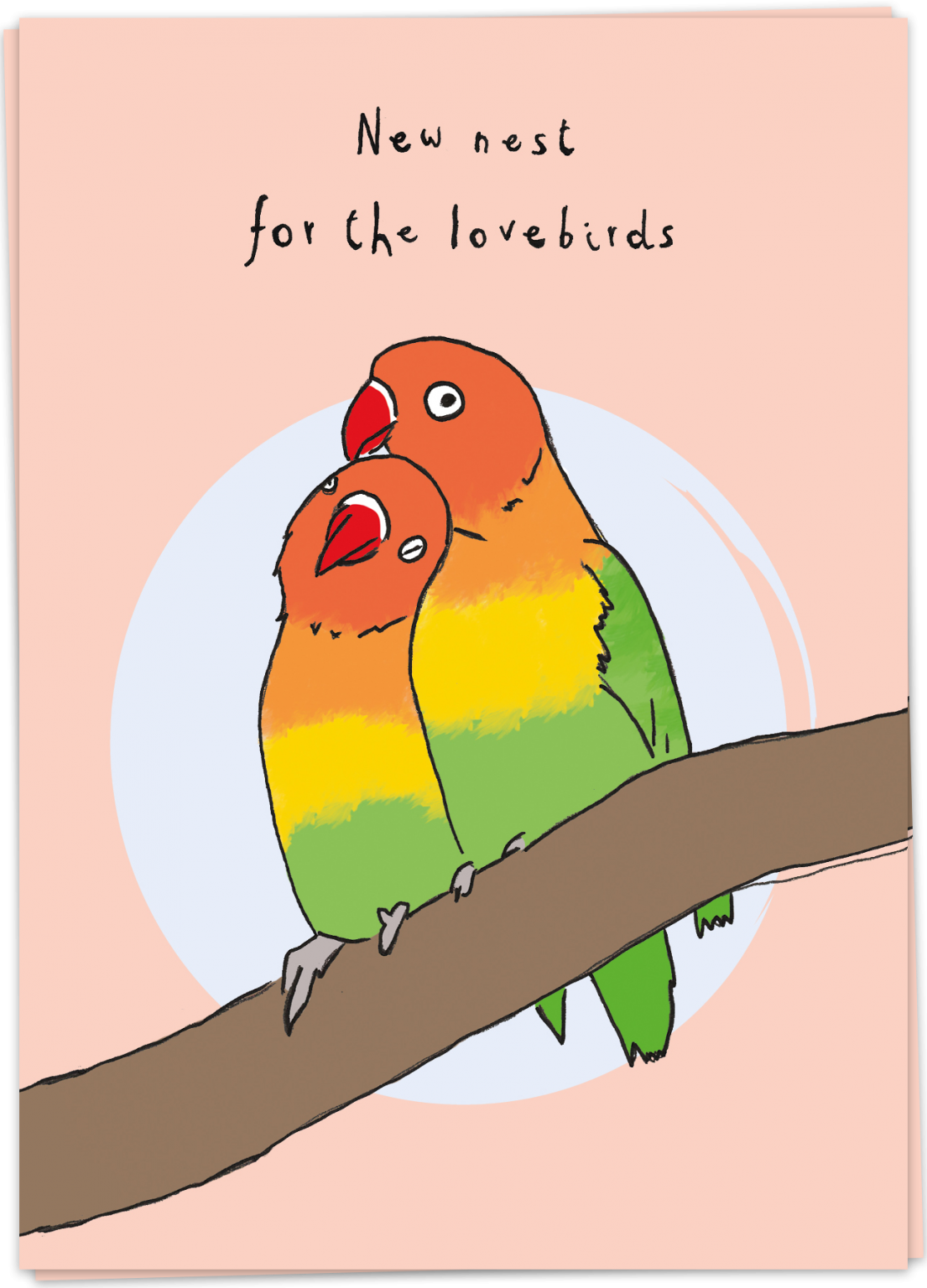 Lovebirds Kaart Blanche