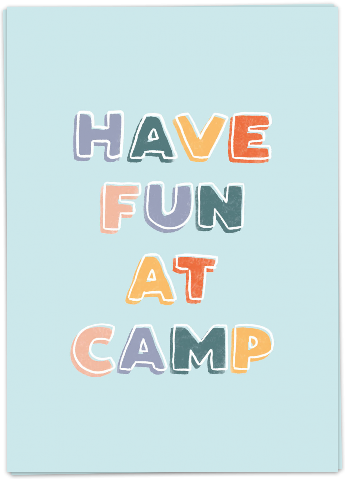 Have fun at camp - Kaart Blanche