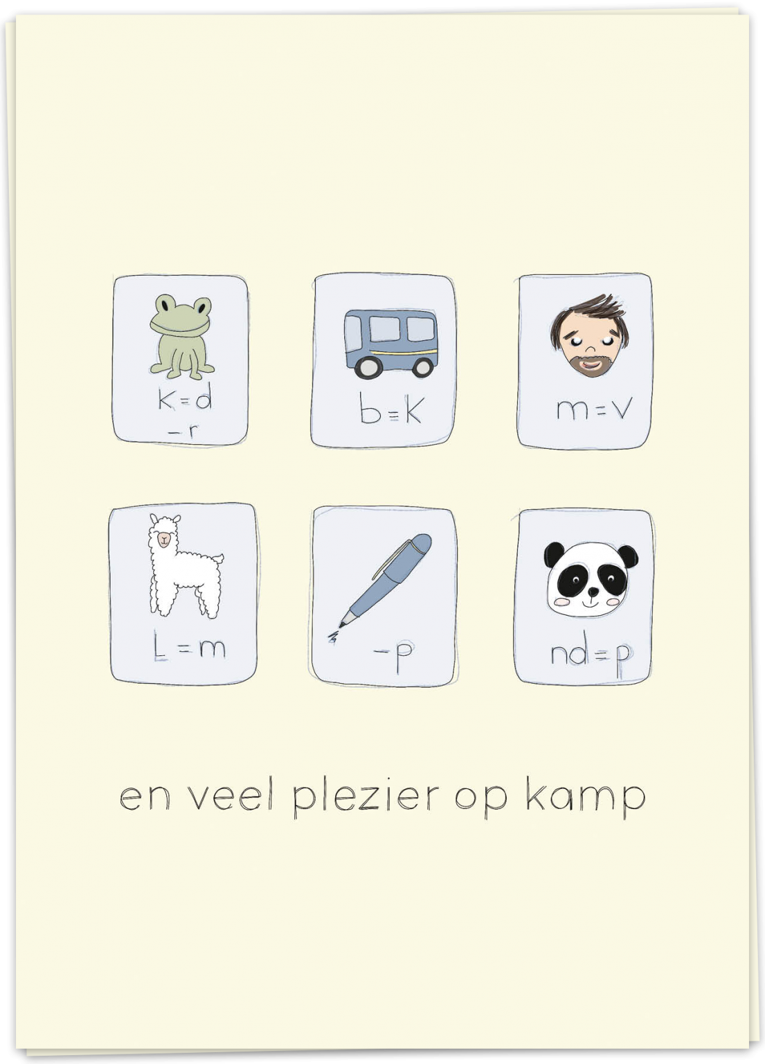 Kamp rebus - Kaart Blanche