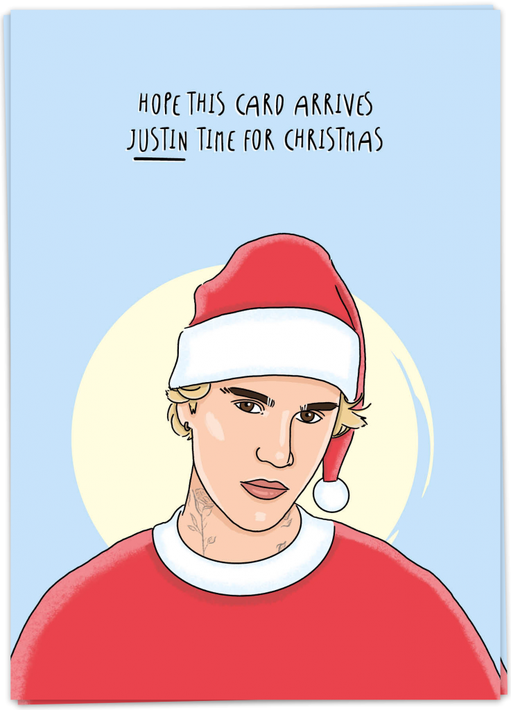 Justin time Christmas - Kaart Blanche