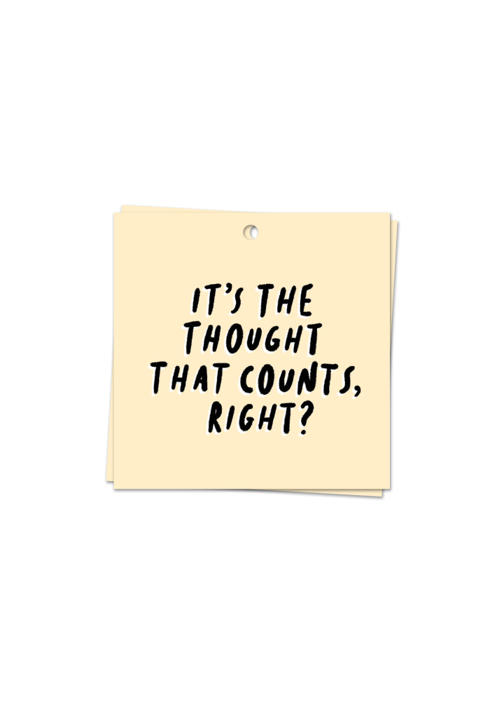 Thought that counts - Kaart Blanche