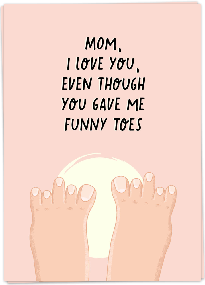 Funny toes - Kaart Blanche