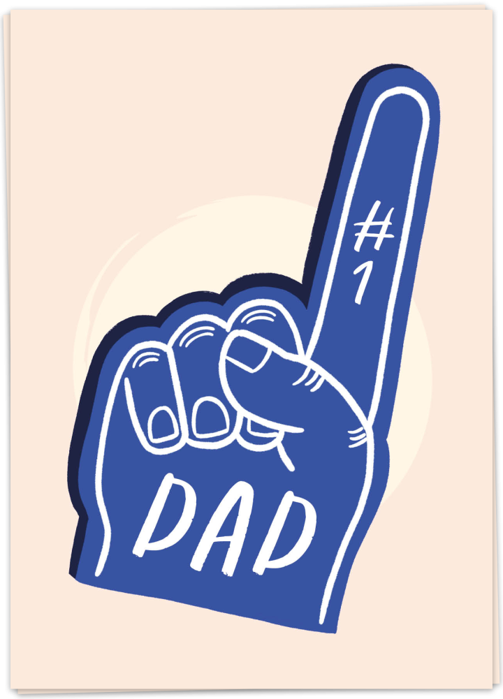 Number one dad - Kaart Blanche