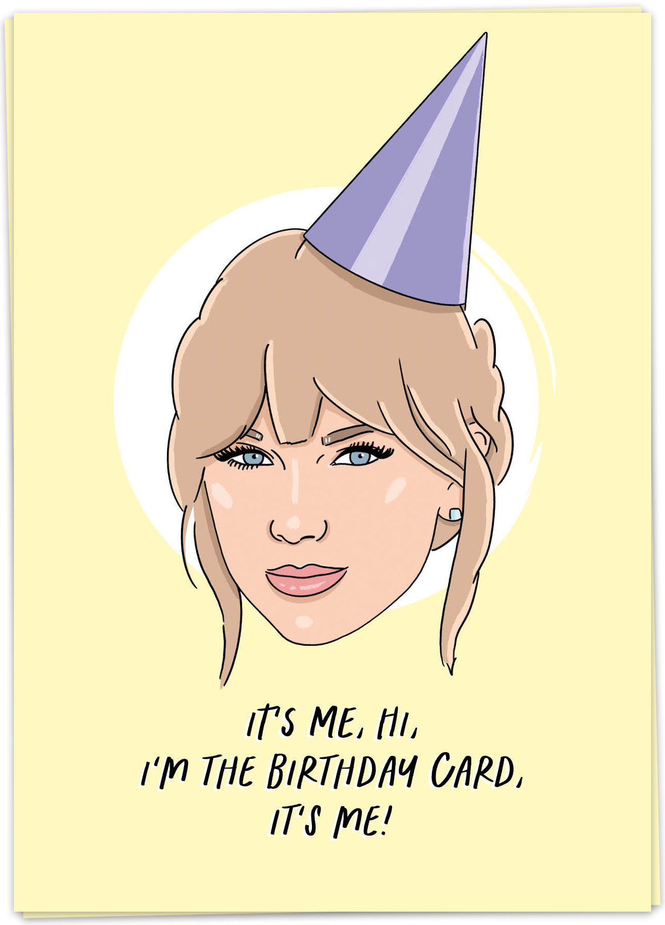 It's me Birthday card - Kaart Blanche It's me Birthday card - Kaart Blanche