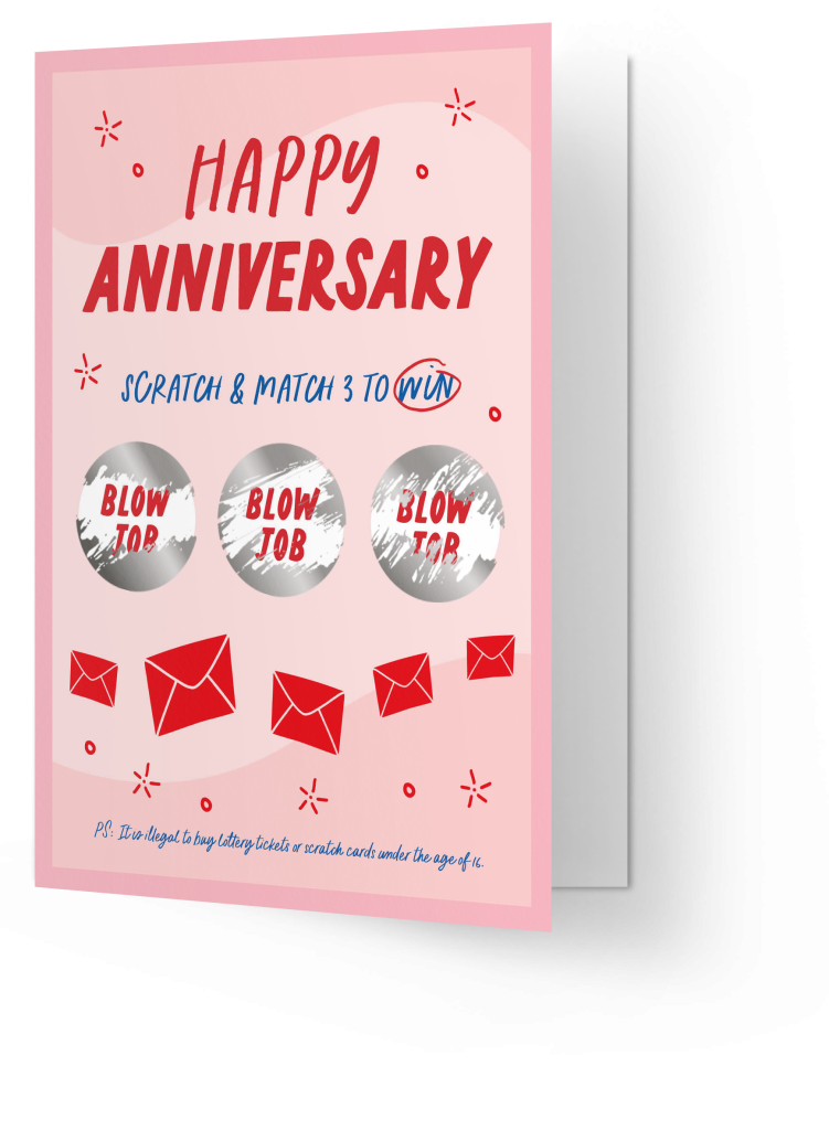 Scratch Anniversary - Kaart Blanche