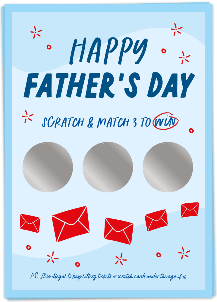 Scratch Father's Day - Kaart Blanche