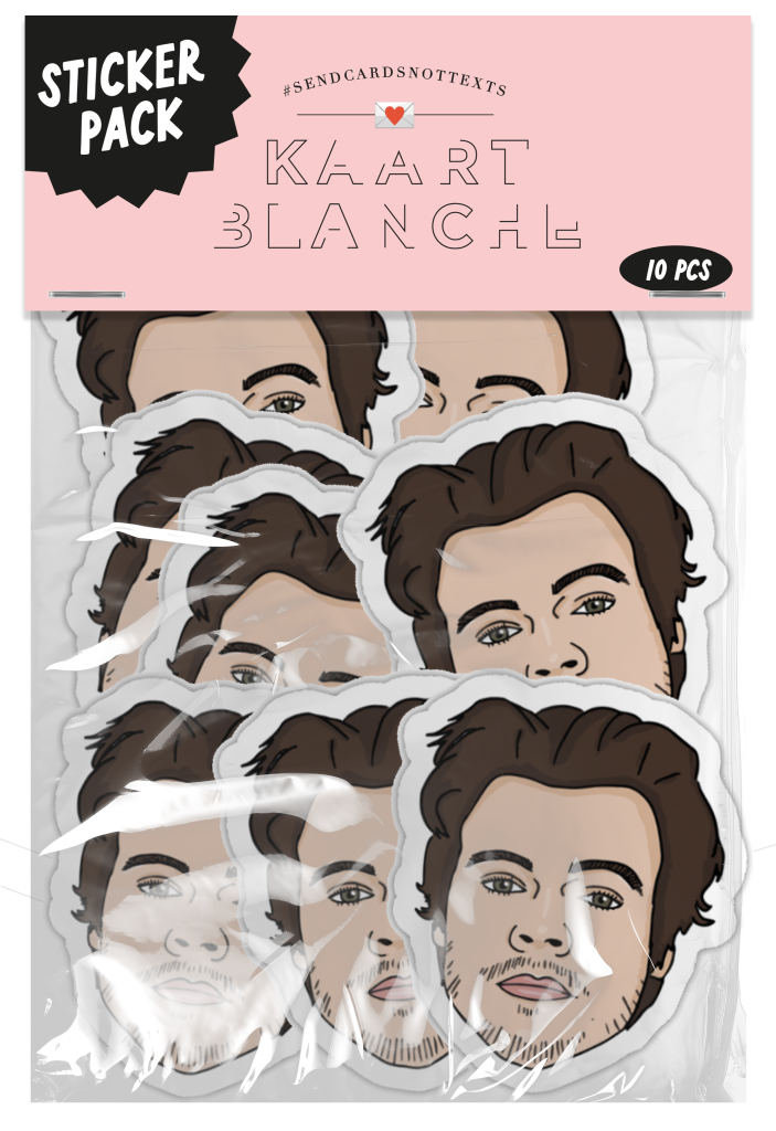 Harry Styles sticker pack - Kaart Blanche
