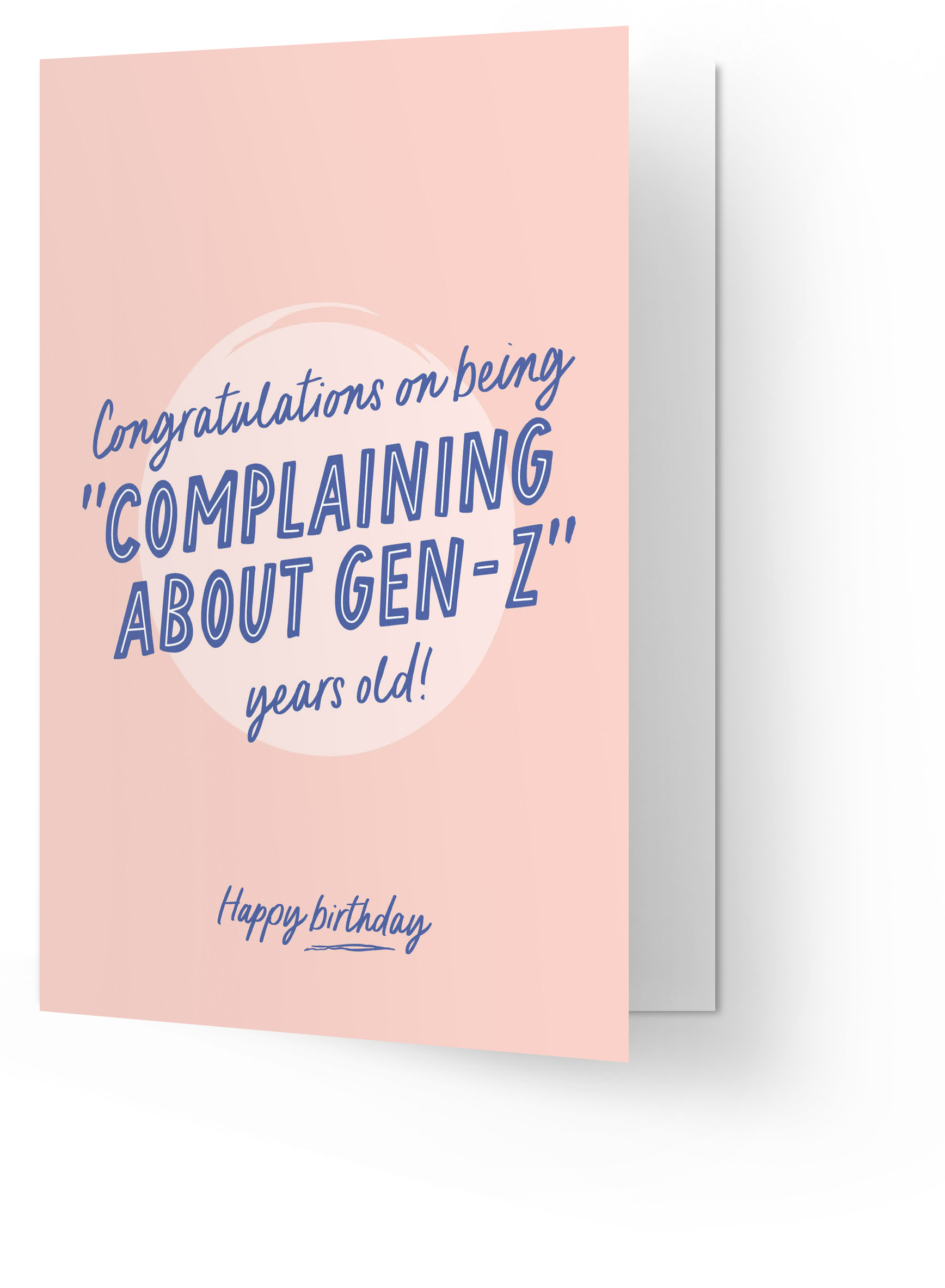 Gen Z thank you - Kaart Blanche