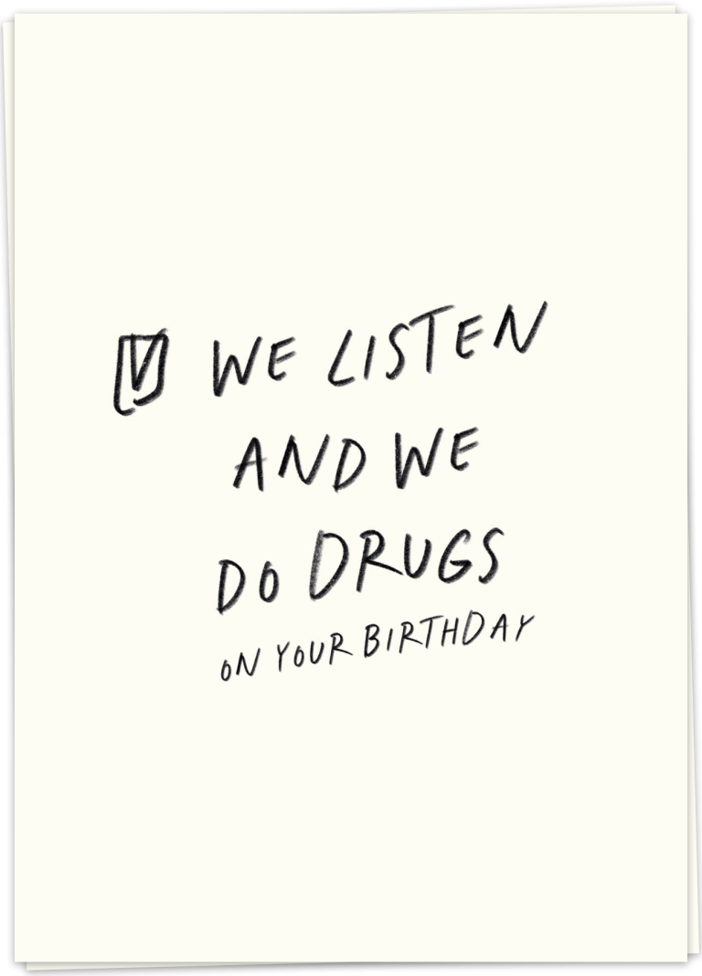 We listen - Kaart Blanche